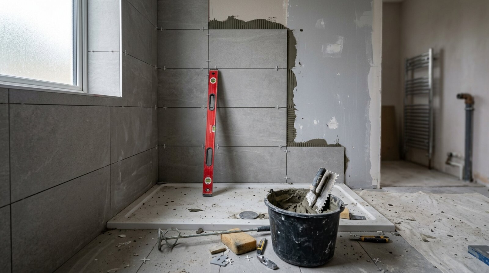 How to Tile a Shower: Walls, Niche and Waterproofing - Bromley Tilers